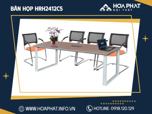 Bàn họp chân sắt HRH2412C5 - Nội Thất Hòa Phát