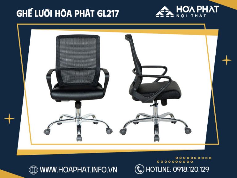 Ghế Lưới Văn Phòng GL217 - Nội Thất Hòa Phát